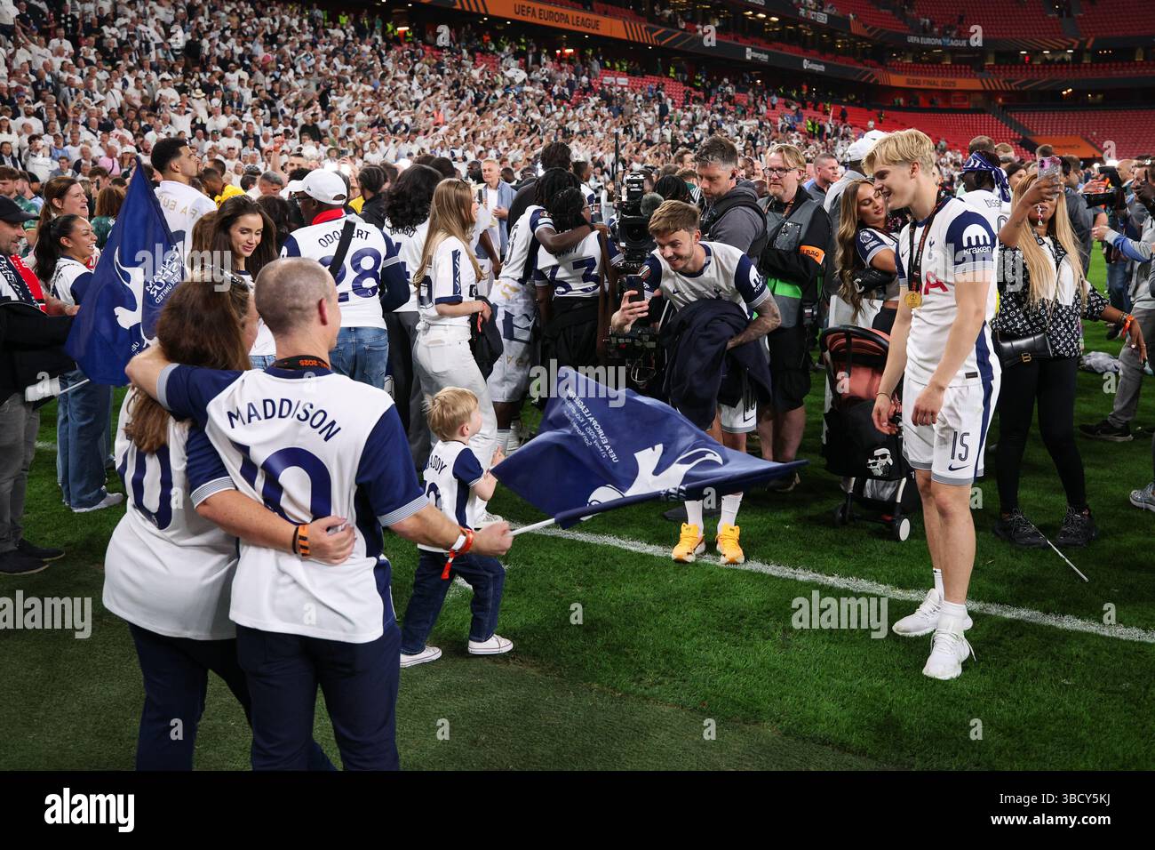 BILBAO, SPAIN - 21st May 2025: James Maddison of Tottenham Hotspur ...