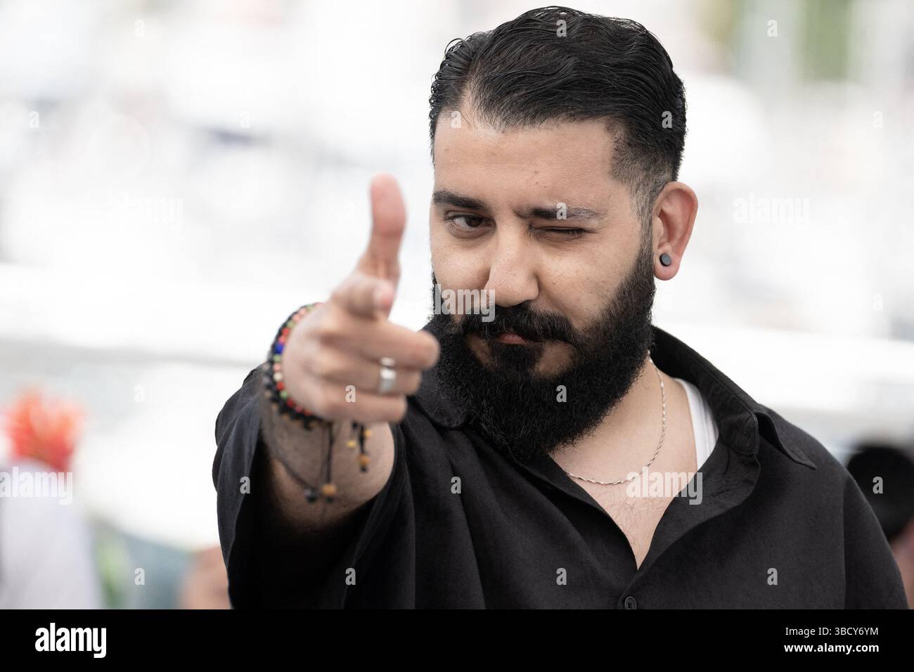 Cannes, France. 21st May, 2025. Morad Mustafa poses during the Aisha ...
