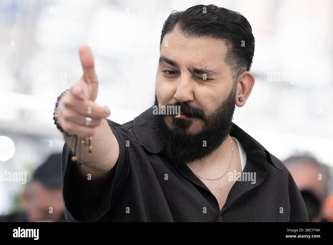 Cannes, France. 21st May, 2025. Morad Mustafa poses during the Aisha ...
