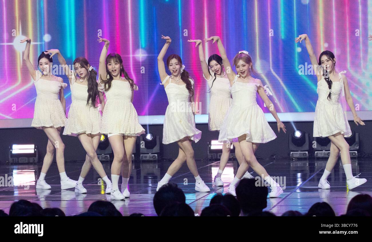 21 May 2025 - Goyang, South Korea : South Korean K-Pop girl group ...