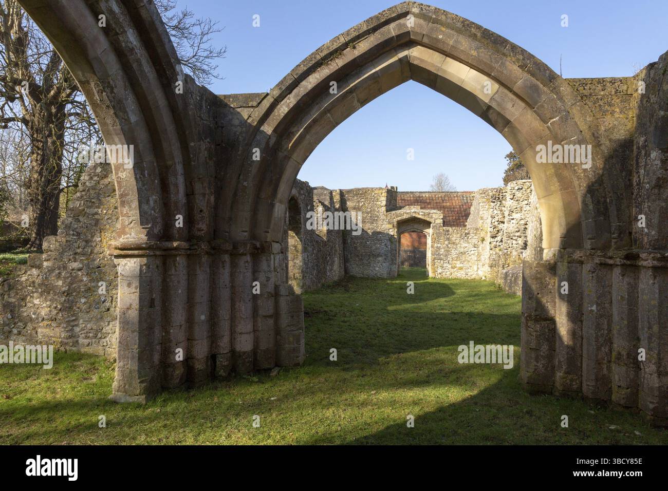 Church of Saint Leonard, Sutton Veny, Wiltshire, England, UK Stock ...