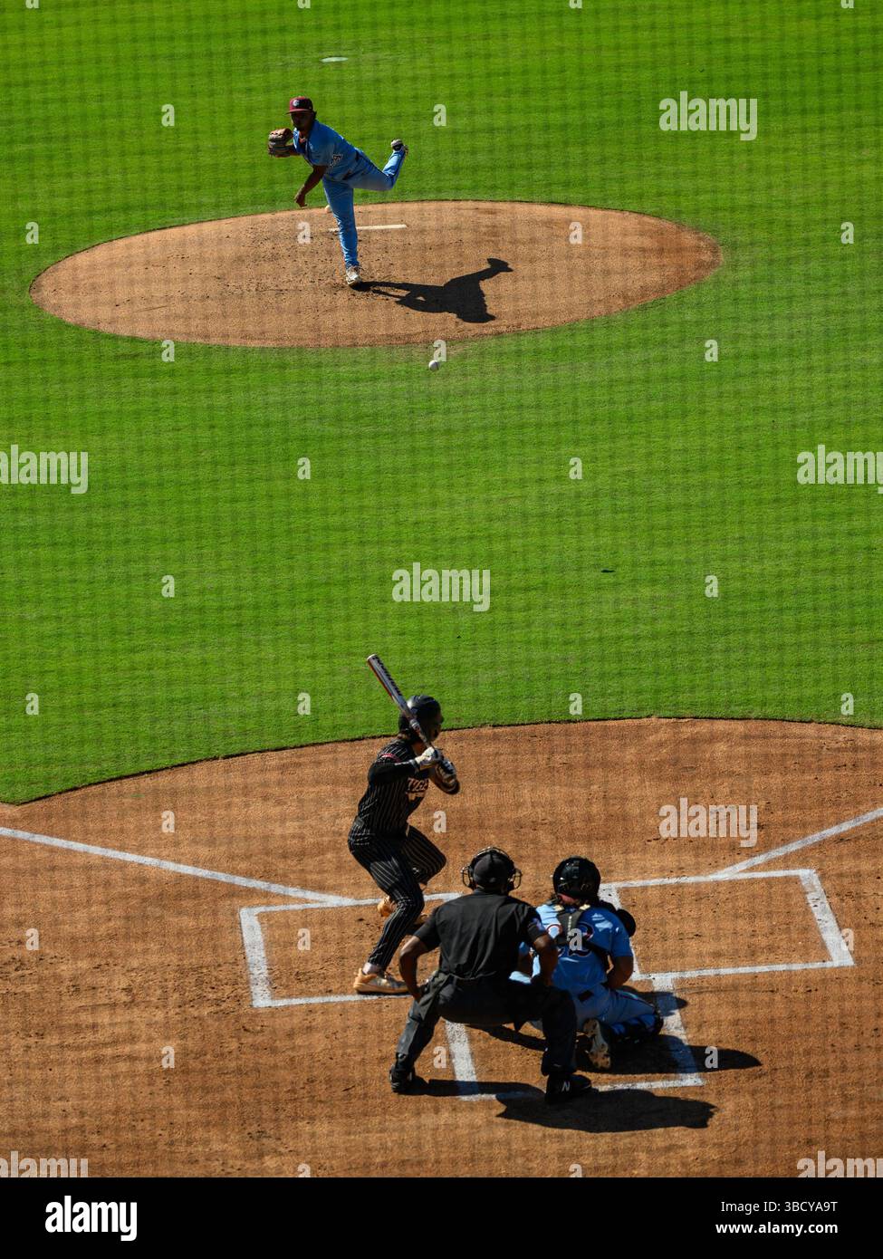 May 21, 2025: Starting BCU pitcher Edwin Sanchez (24) during SWAC ...