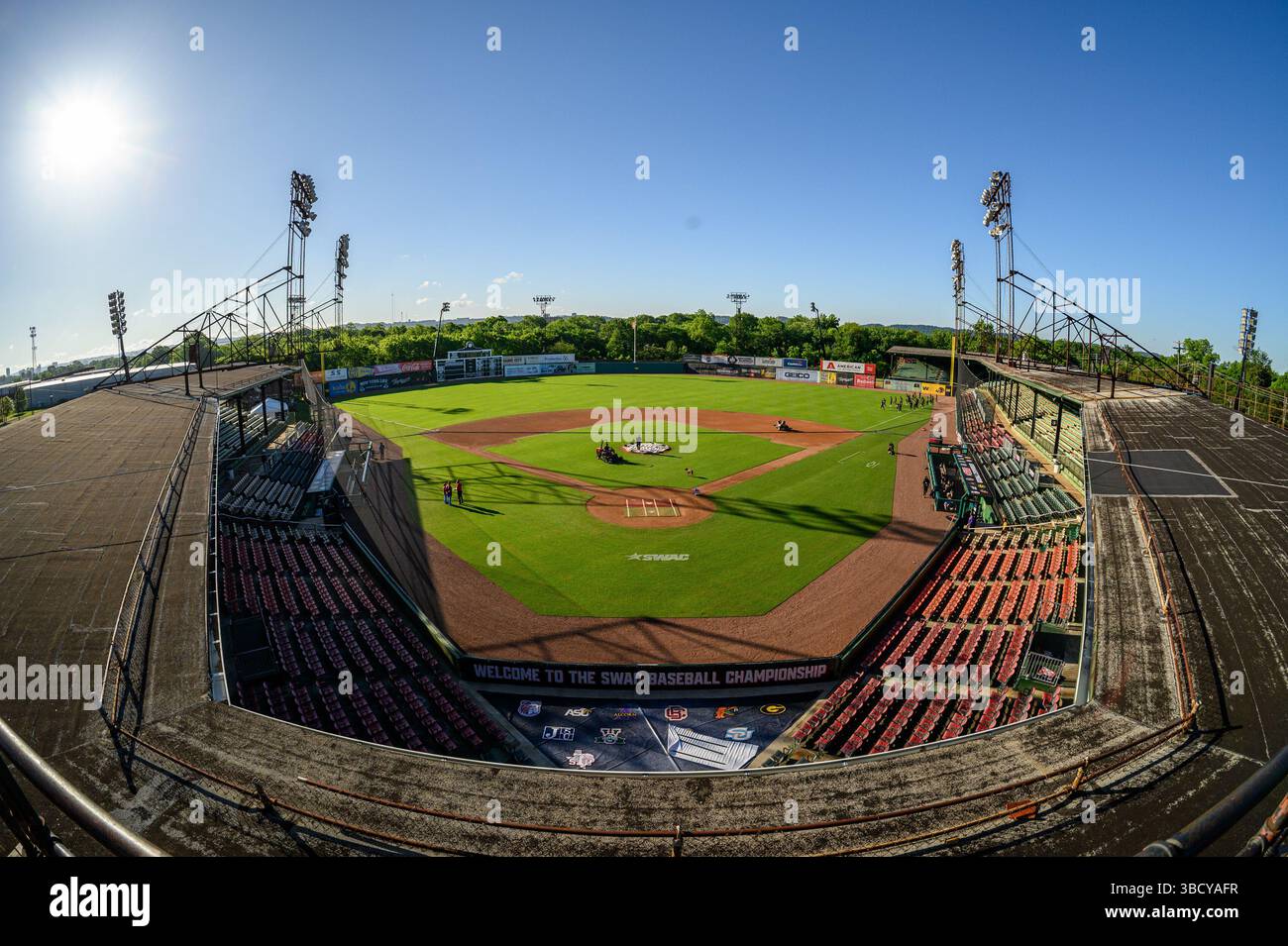 May 21, 2025: Roof Top View of Rickwood Field before the start of SWAC ...