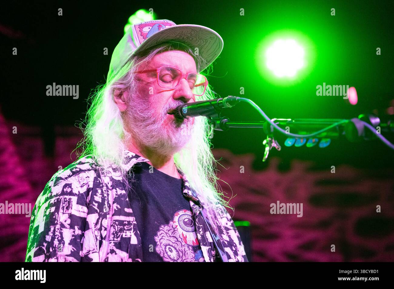 J Mascis of Dinosaur Jr performing at Barrowland Glasgow on 20th May 2025 Stock Photo - Alamy