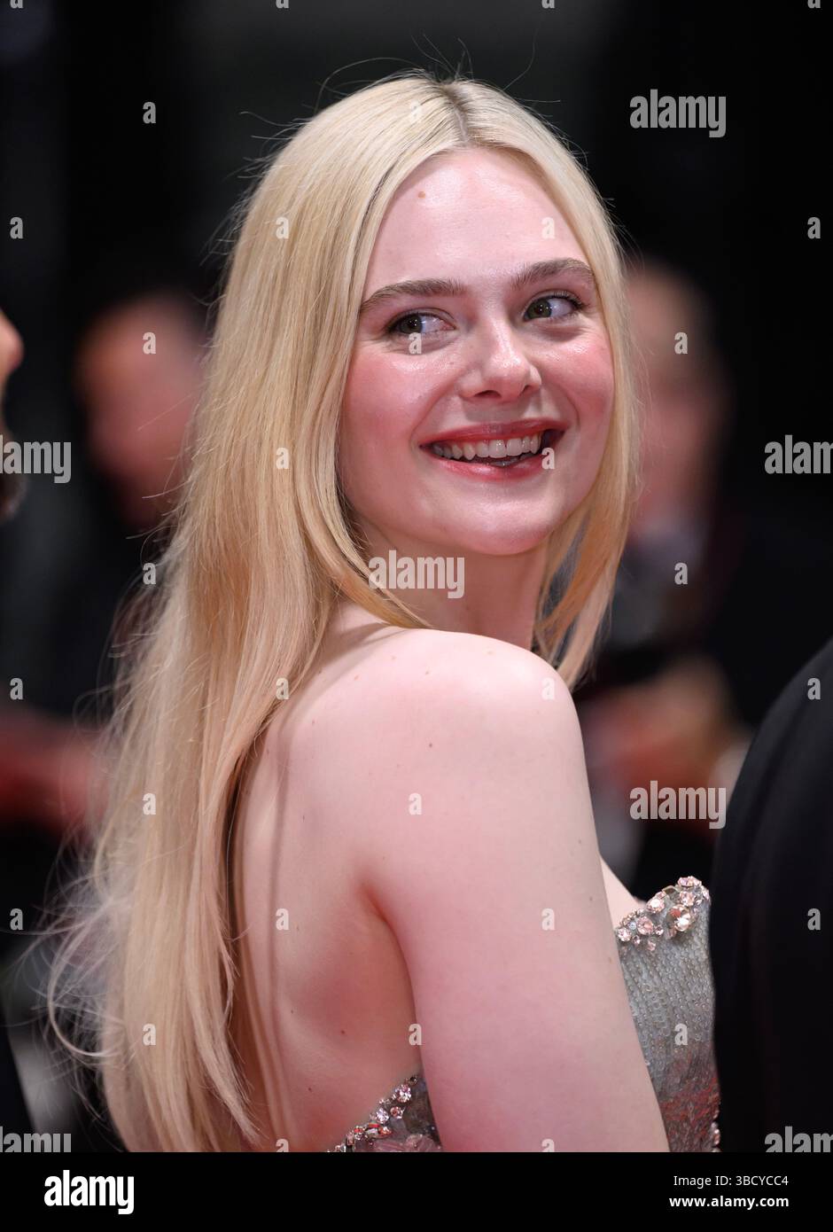 Cannes, France. May 21st, 2025. Elle Fanning attending Sentimental ...