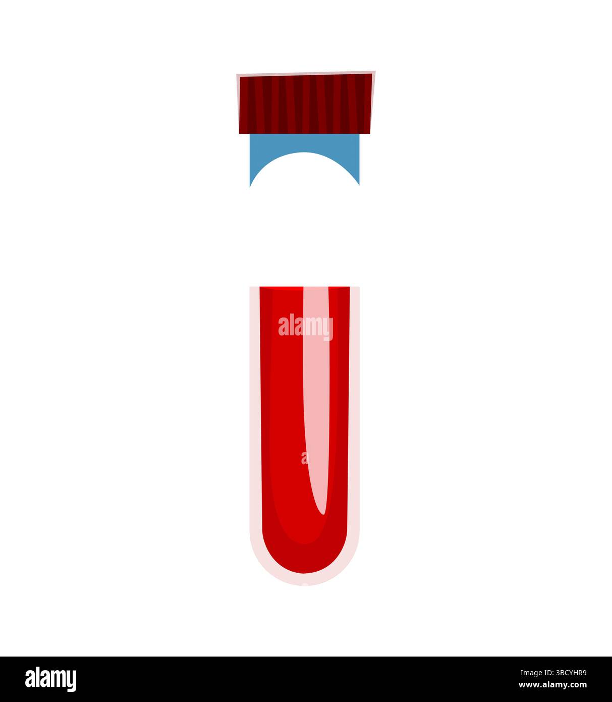 Medicine cartoon font flask with blood letter I. Healthcare cartoon ...