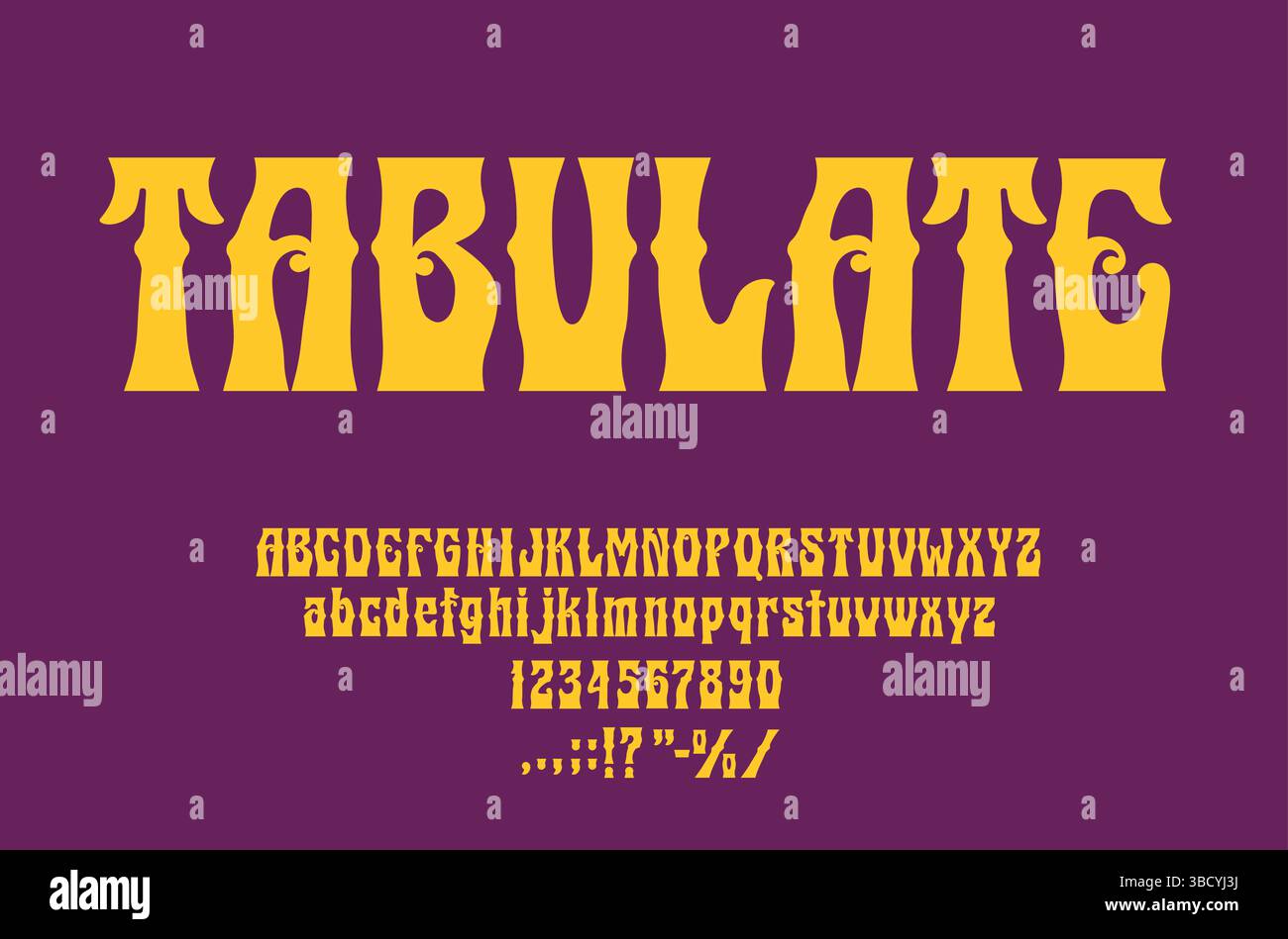 Retro hippy psychedelic font, groovy funky type, hippie typeface, 60s vintage alphabet letters ...