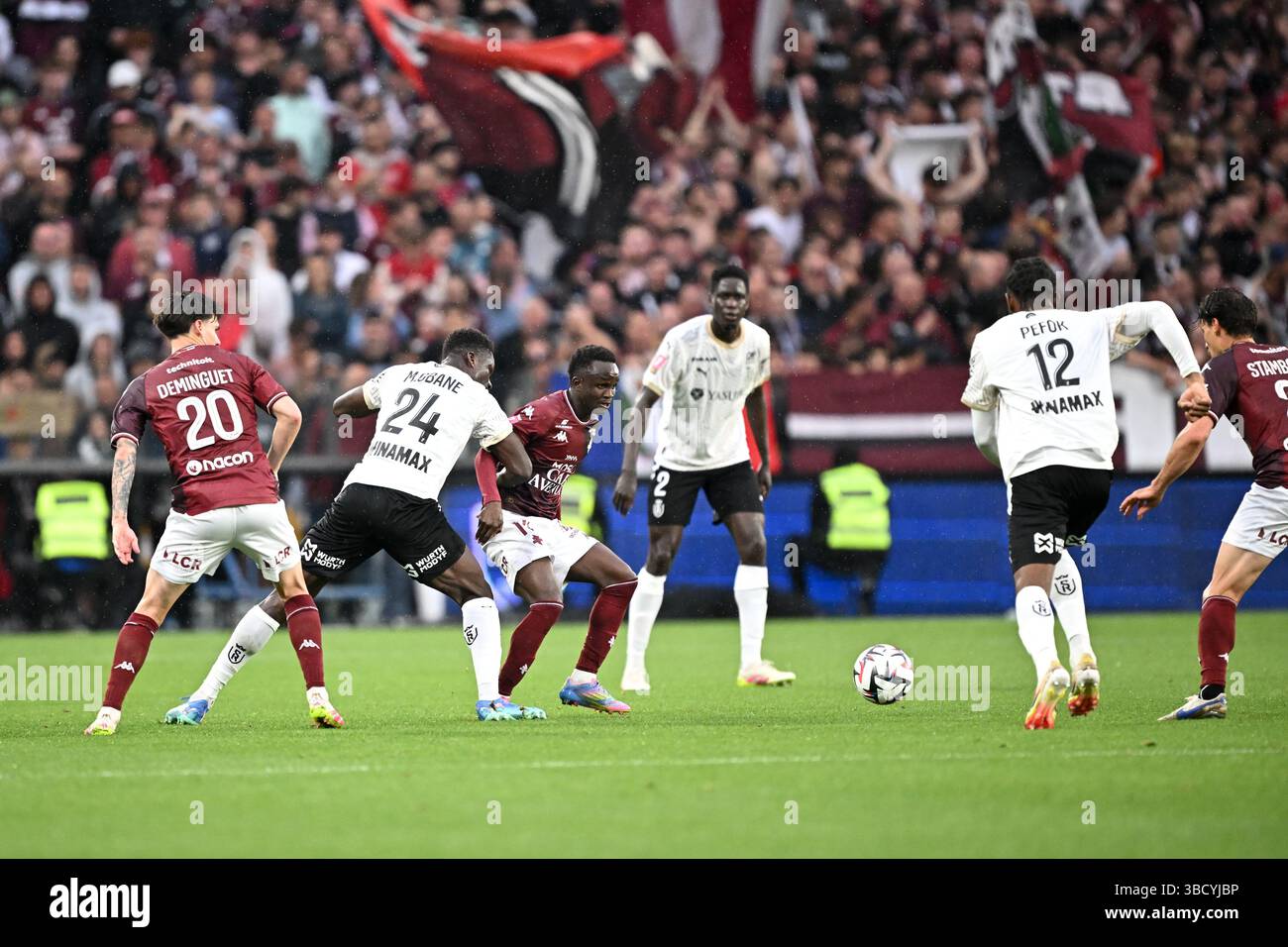 Metz, France. 21st May, 2025. 14 Cheikh SABALY (fcm) during the ...