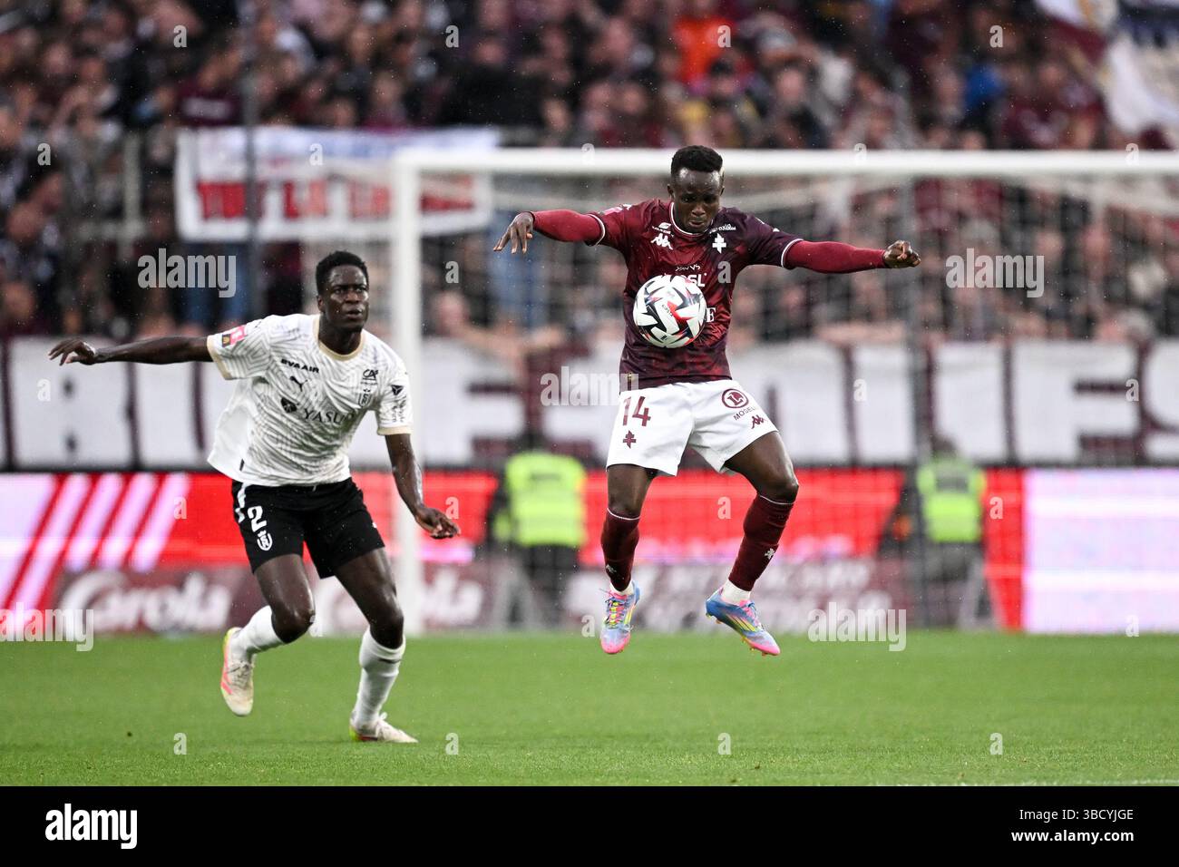 Metz, France. 21st May, 2025. 14 Cheikh SABALY (fcm) during the ...