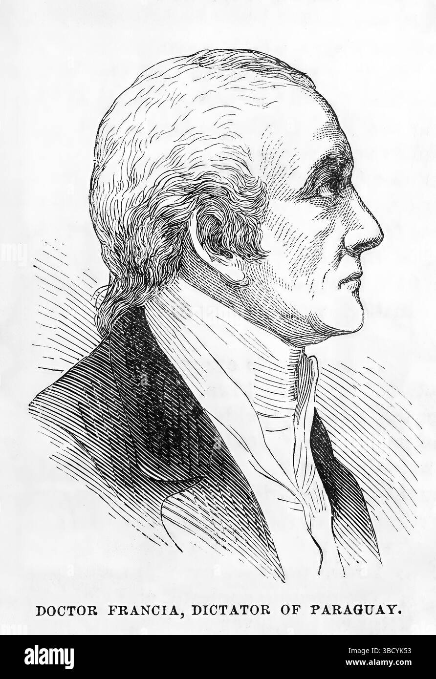 Portrait of Doctor Francia, a.k.a. José Gaspar Rodríguez de Francia y ...