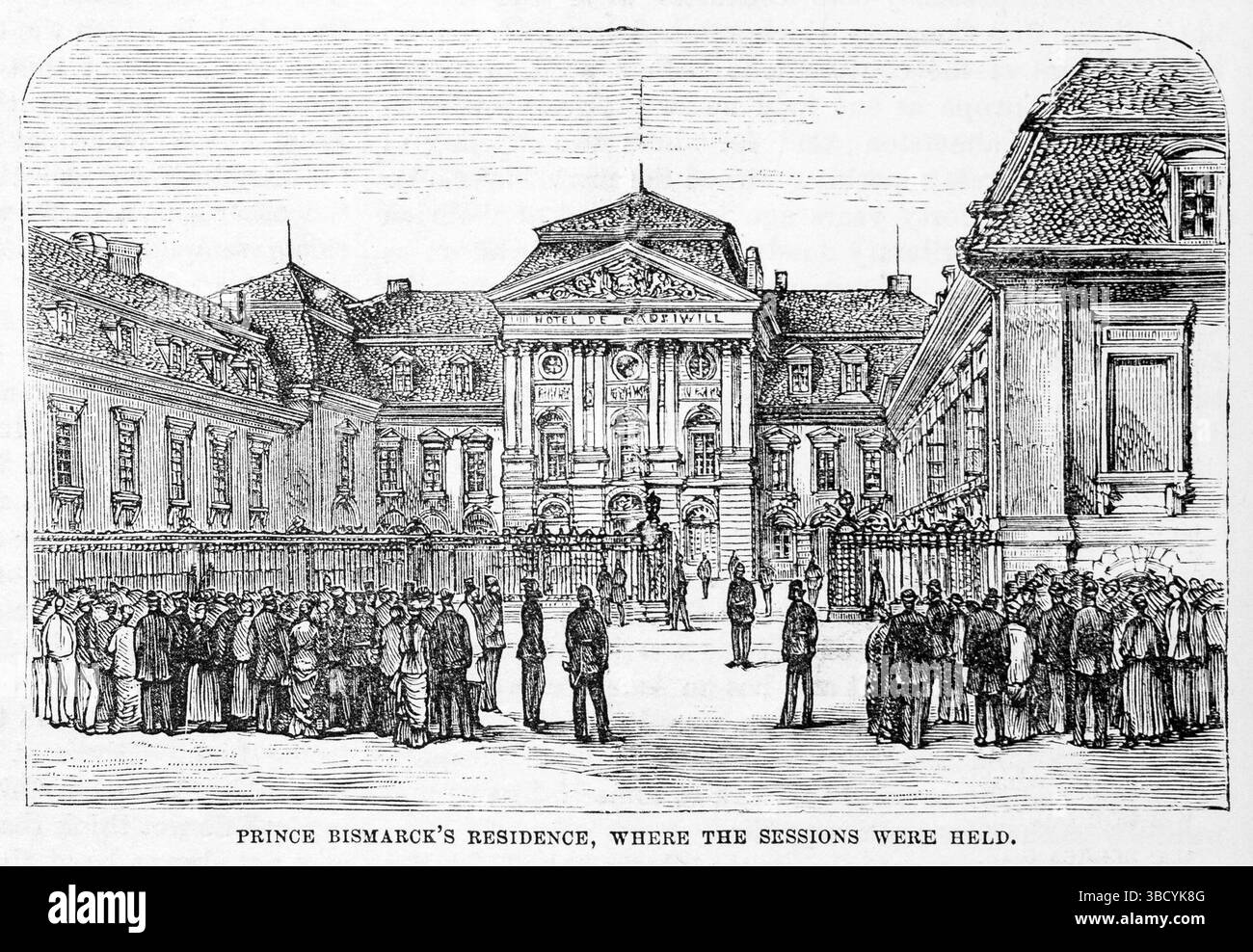 The Congress of Berlin - Prince Otto von Bismarck's residence, the ...