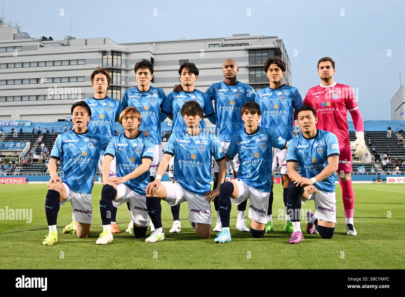 NHK Spring Mitsuzawa Football Stadium, Kanagawa, Japan. 21st May, 2025. FC/Yokohama FC team ...