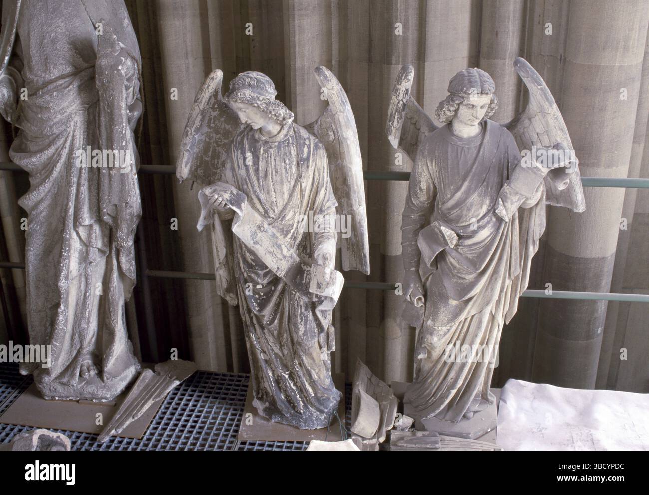 Plaster models in the model chamber, St., Sankt, Saint Stock Photo - Alamy