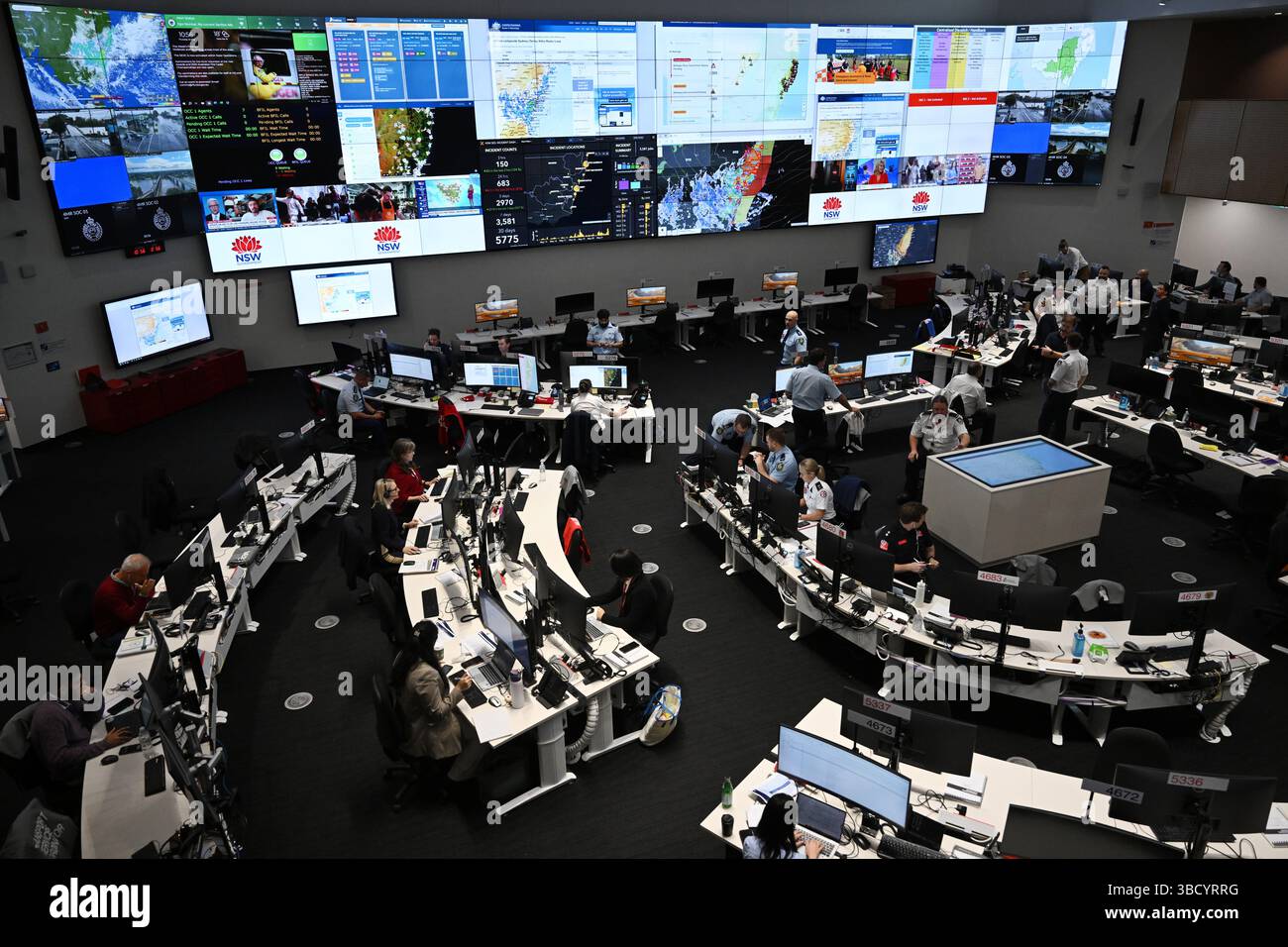 Emergency services personal from Police, Ambulance, SES, RFS, Fire and ...