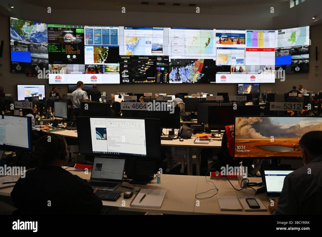 Emergency services personal from Police, Ambulance, SES, RFS, Fire and ...