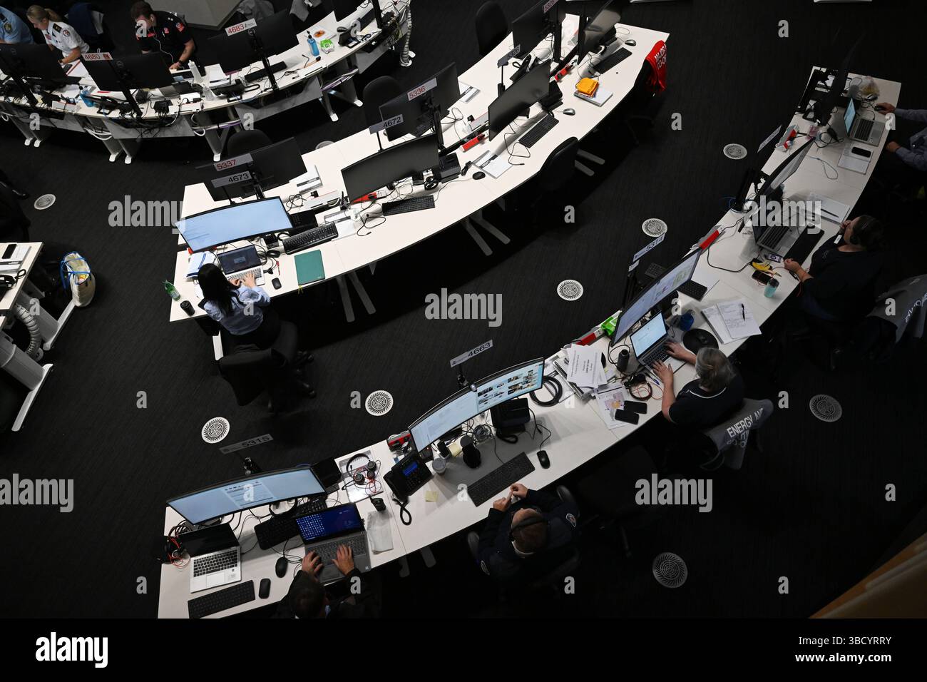 Emergency services personal from Police, Ambulance, SES, RFS, Fire and ...