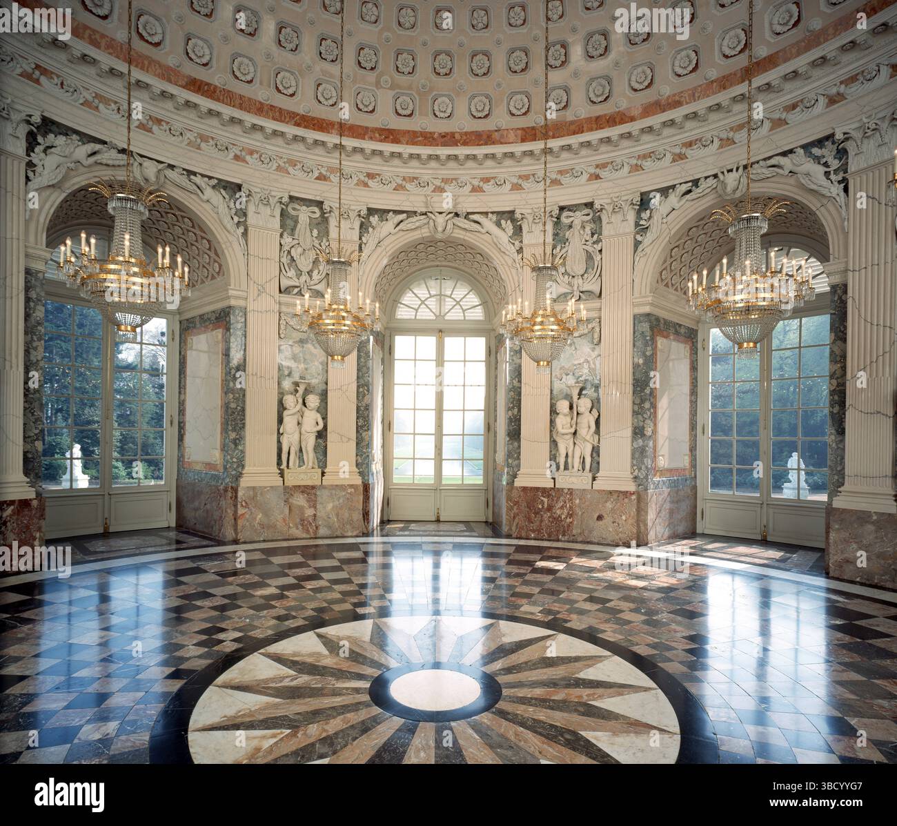 Domed hall, view to the south Stock Photo - Alamy
