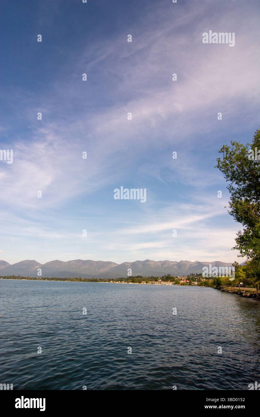 Flathead Lake in Montana Stock Photo - Alamy