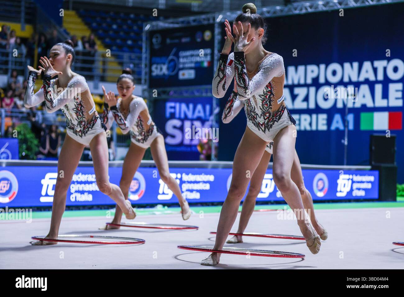 Turin, Italy. 17th May, 2025. Italy Junior team participates during ...