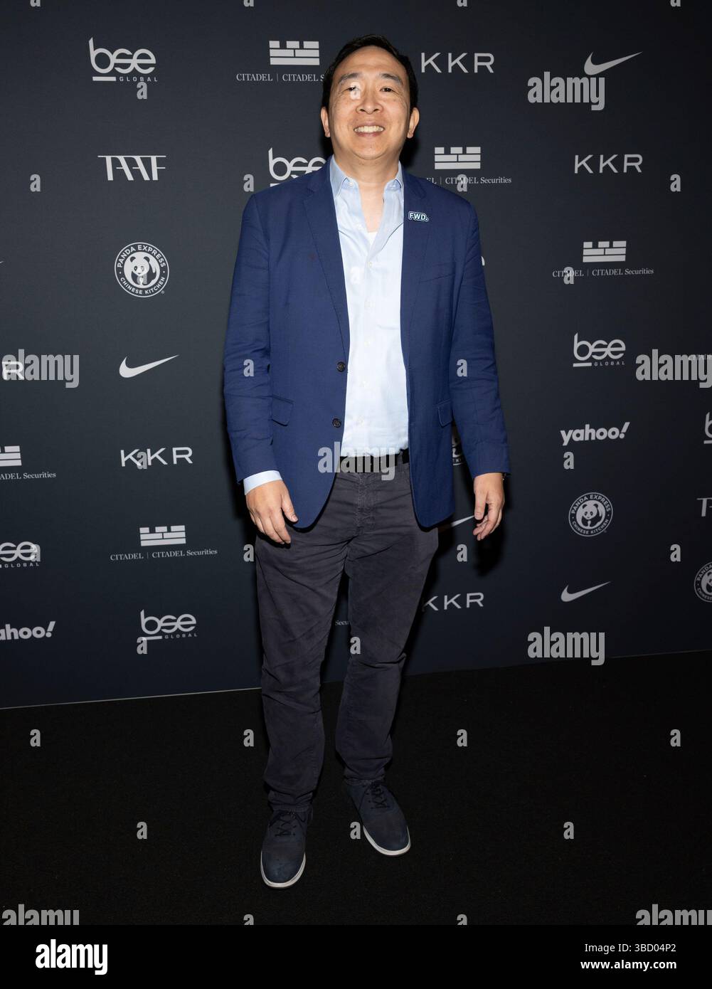 Andrew Yang attends The Asian American Foundation (TAAF) awards dinner ...