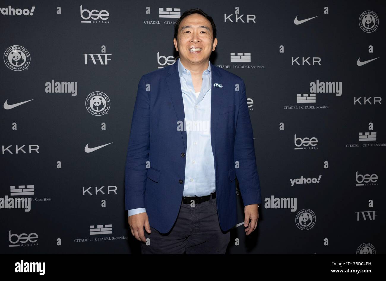 Andrew Yang attends The Asian American Foundation (TAAF) awards dinner ...
