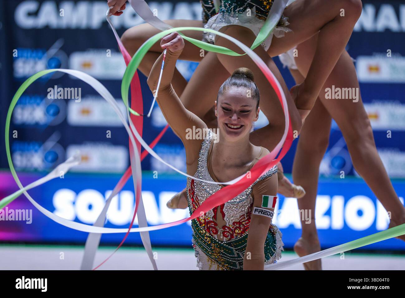 Turin, Italy. 17th May, 2025. Italy team seen during Rhythmic ...