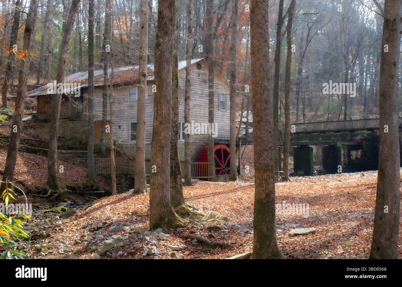 The Clarkson Covered Bridge, a historic wooden truss bridge in Cullman ...