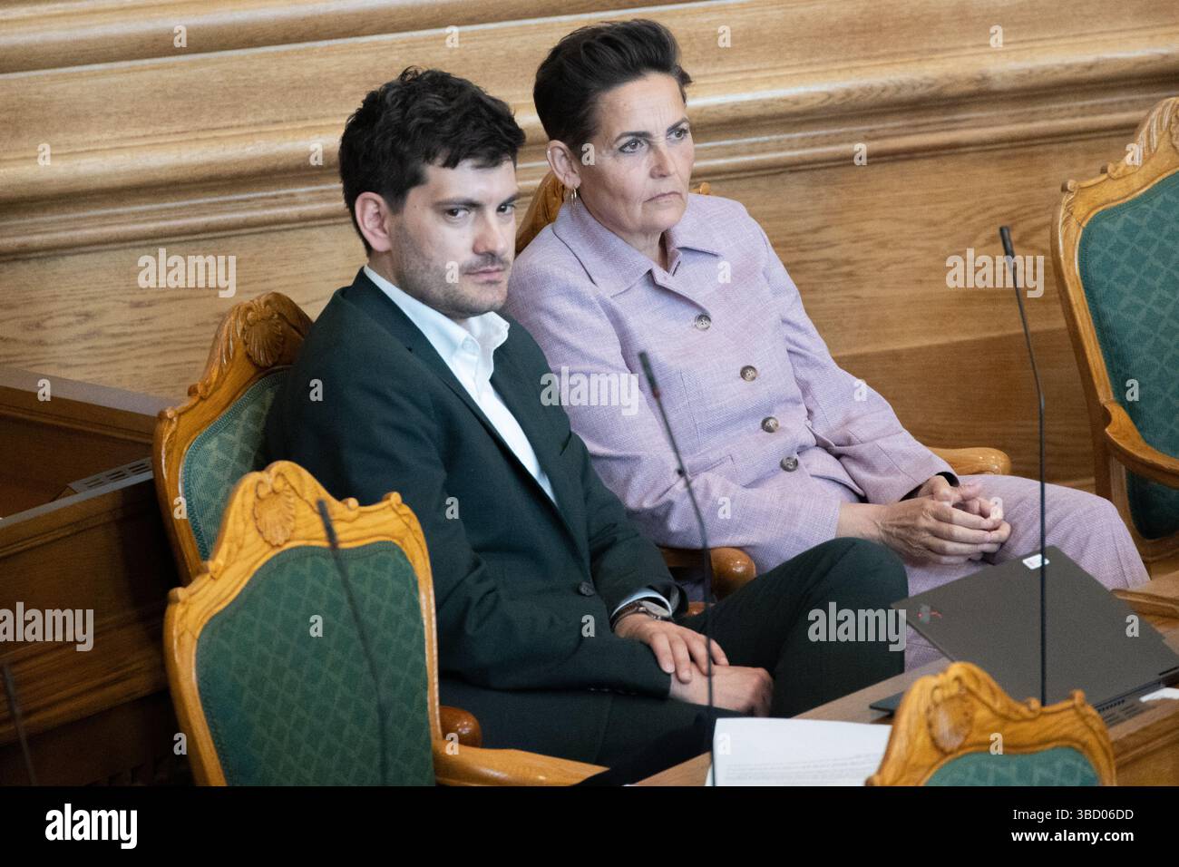 Copenhagen, Denmark. 21st May, 2025. Frederik Vad (L) of the Social ...