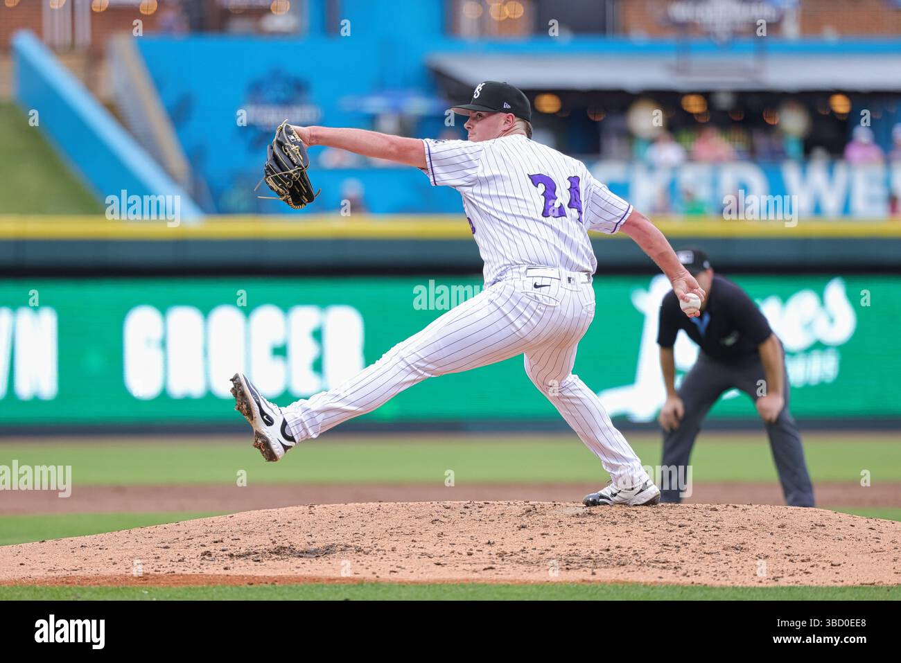 Winston-Salem, NC: Winston-Salem Dash pitcher Tanner McDougal (24 ...