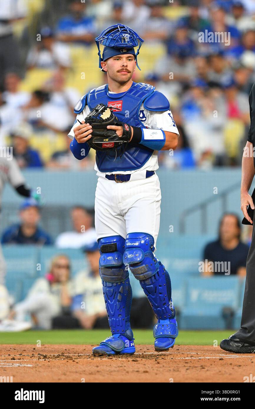 LOS ANGELES, CA - MAY 21: Los Angeles Dodgers catcher Dalton Rushing ...