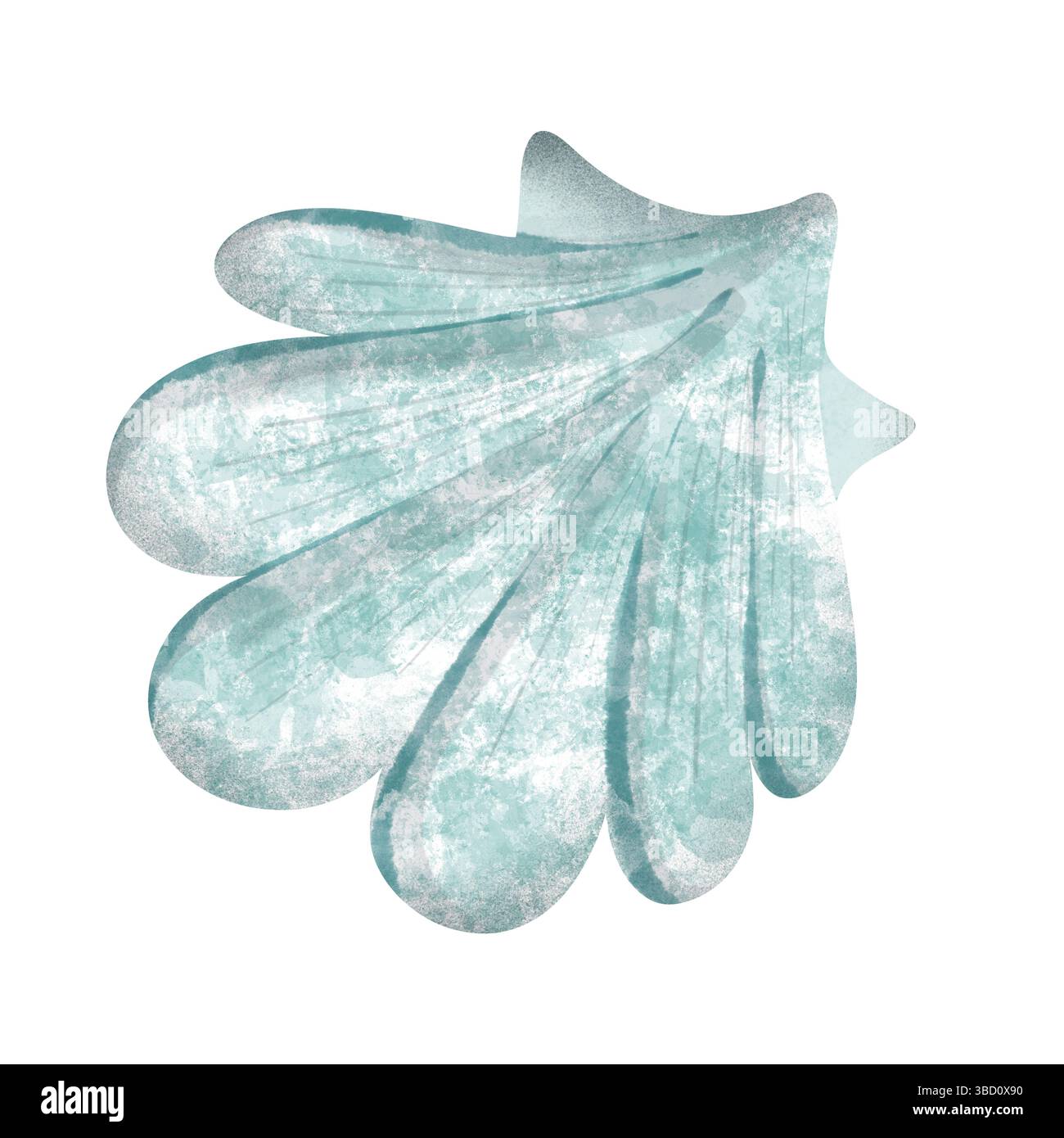 The beautiful aqua shell pattern is a perfect enhancement for ...