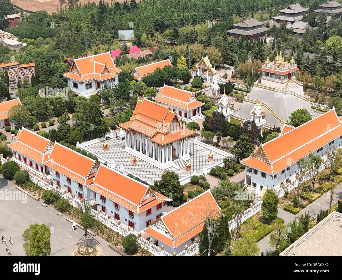 **CHINESE MAINLAND, HONG KONG, MACAU AND TAIWAN OUT** Aerial photo ...
