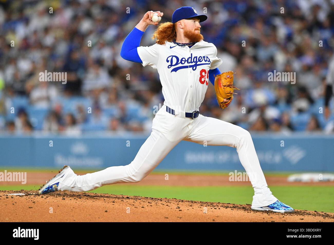 LOS ANGELES, CA - MAY 21: Los Angeles Dodgers pitcher Dustin May (85 ...