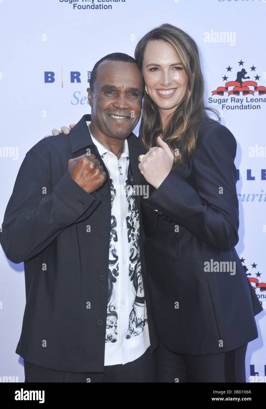 Sugar Ray Leonard, Claire Khodara at arrivals for 14th Annual Sugar Ray ...