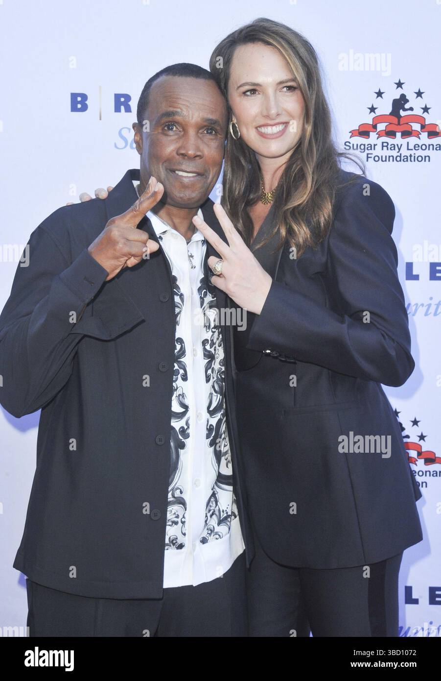 Sugar Ray Leonard, Claire Khodara at arrivals for 14th Annual Sugar Ray ...