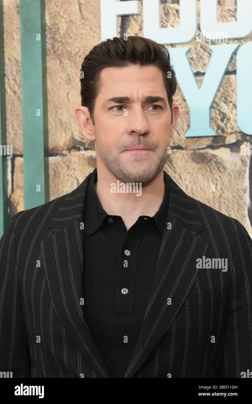 New York, United States. 19th May, 2025. John Krasinski attends Apple's ...