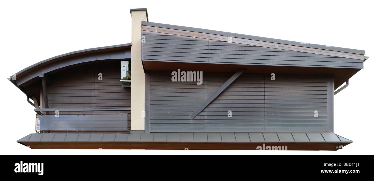 Exterior modern stone building Cut Out Stock Images & Pictures - Alamy