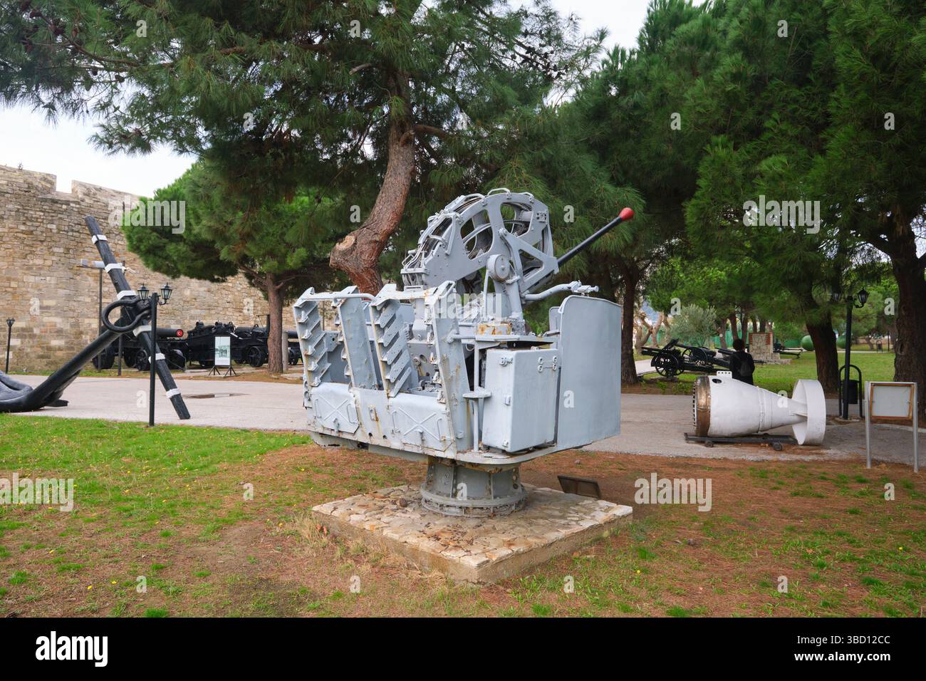 A typical Italian anti-aircraft gun system, used during WWI, The Great ...