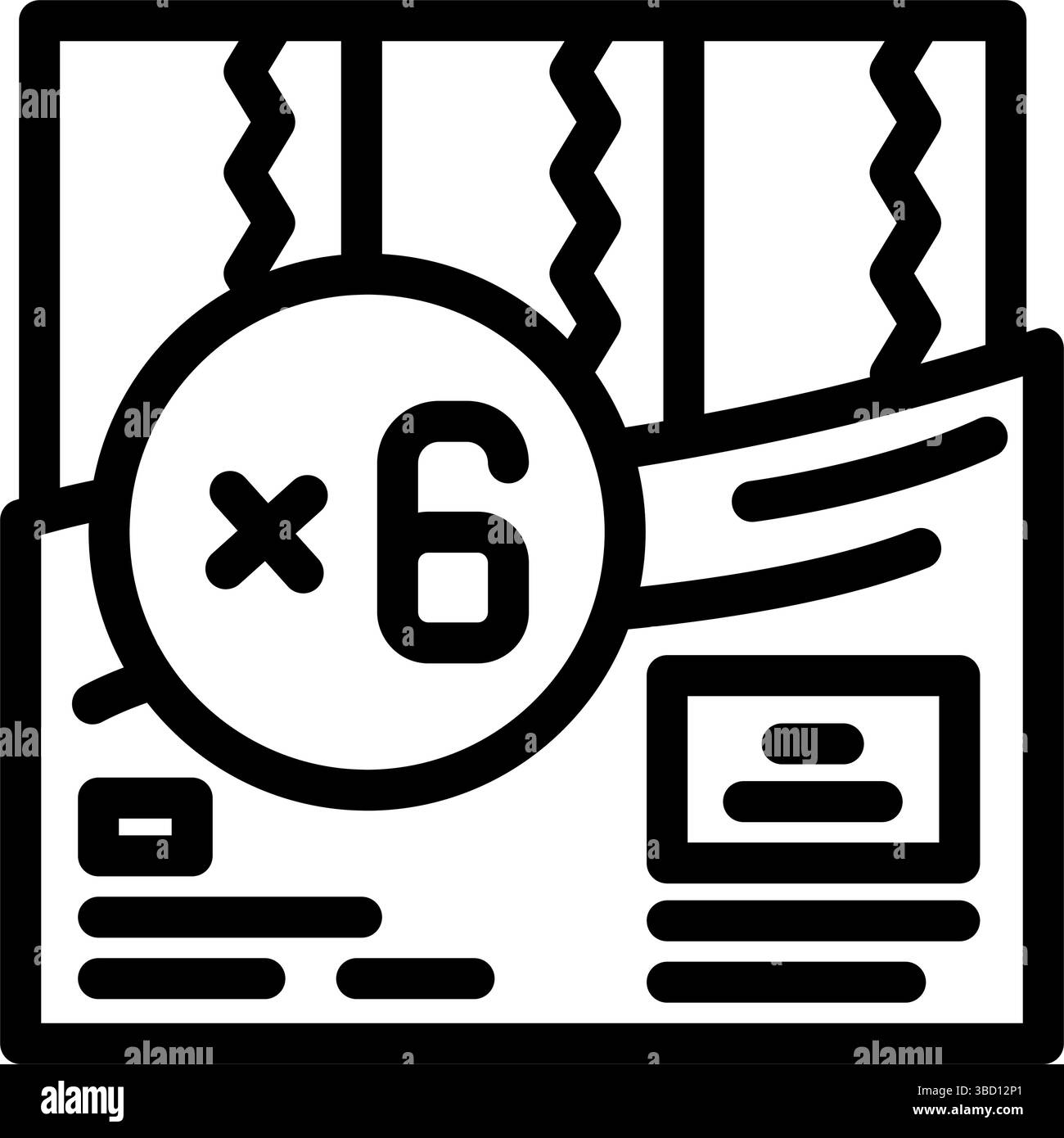 six pack toilet paper line icon vector. six pack toilet paper sign ...