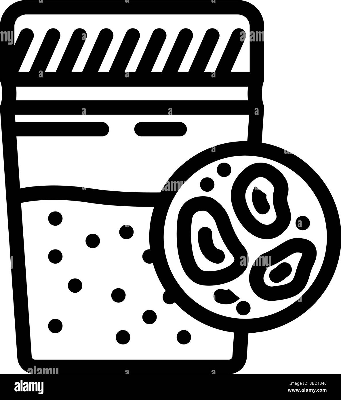 hematuria urology line icon vector illustration Stock Vector Image ...