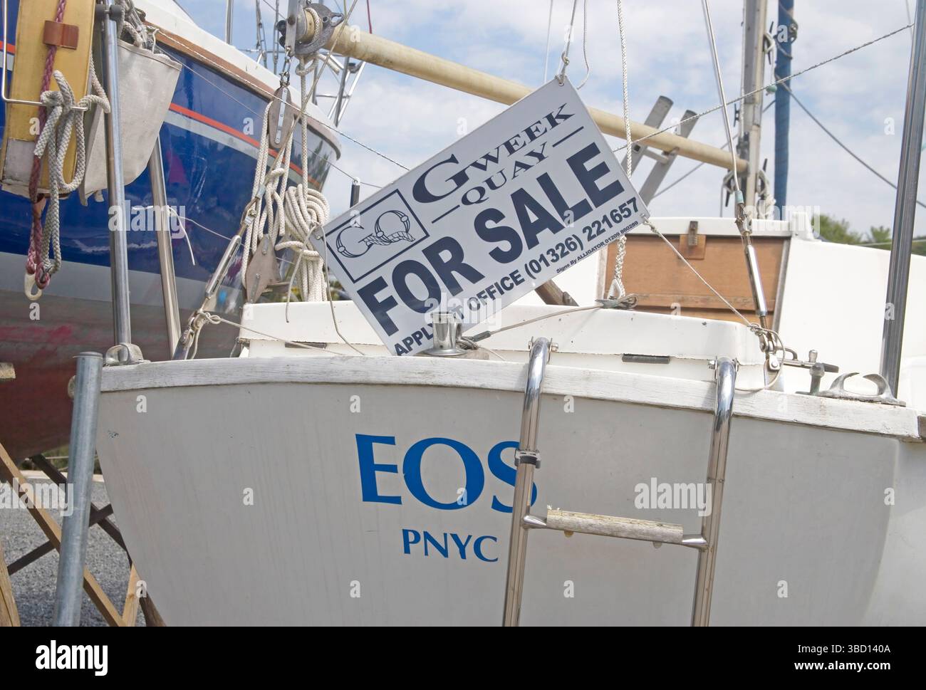 the boatyard in the hamlet of gweek at the head of the helfprd river ...