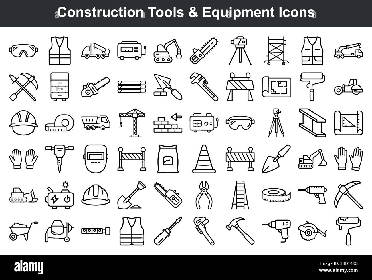 Safety helmet construction Stock Vector Images - Alamy