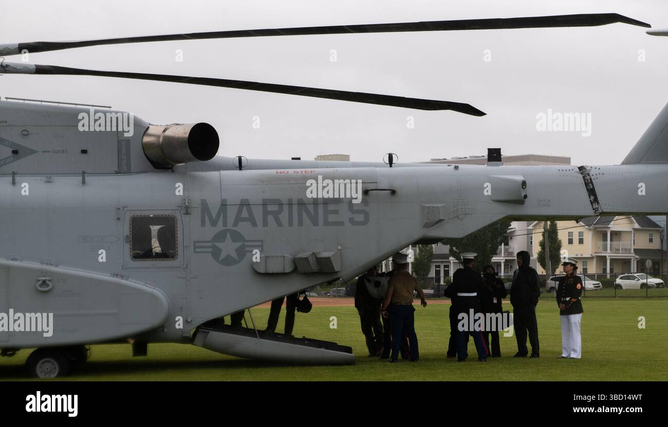U.S. Marines, Sgt. Chase Hawkins with Marine Heavy Helicopter Squadron ...