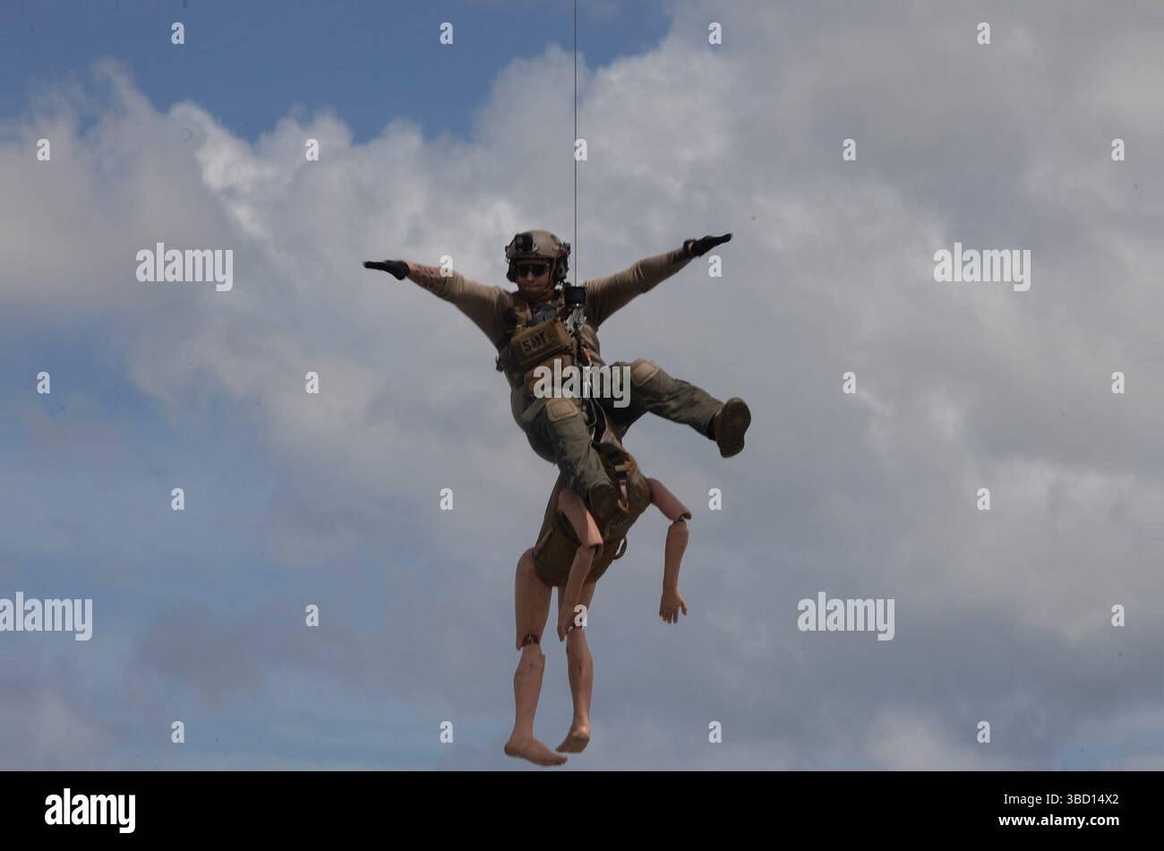 U.S. Navy Sailor Petty Officer 2nd Class Brandon Williams, a field ...