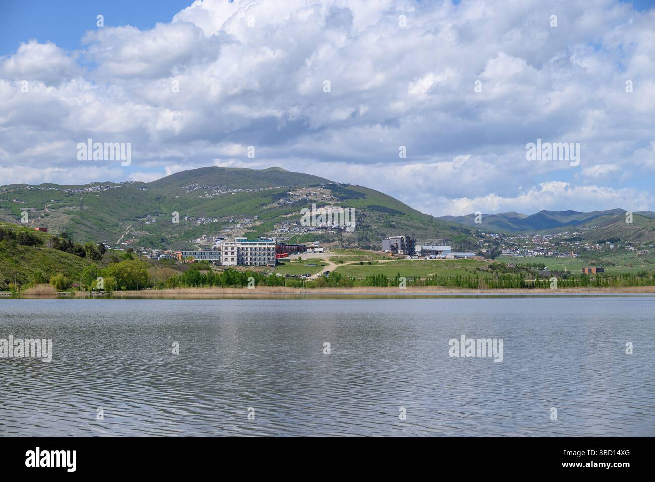Lisi lake, small lake and popular recreation areas in the vicinity of ...
