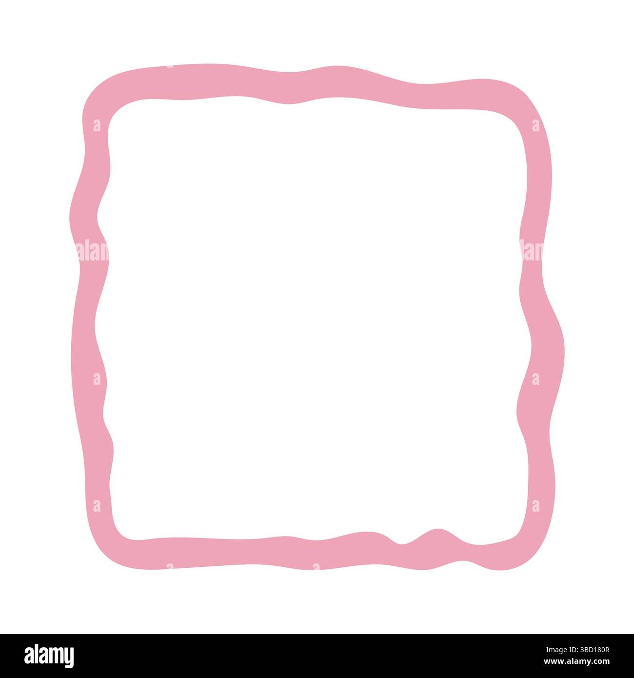 Doodle wave curve edge frame Stock Vector Image & Art - Alamy