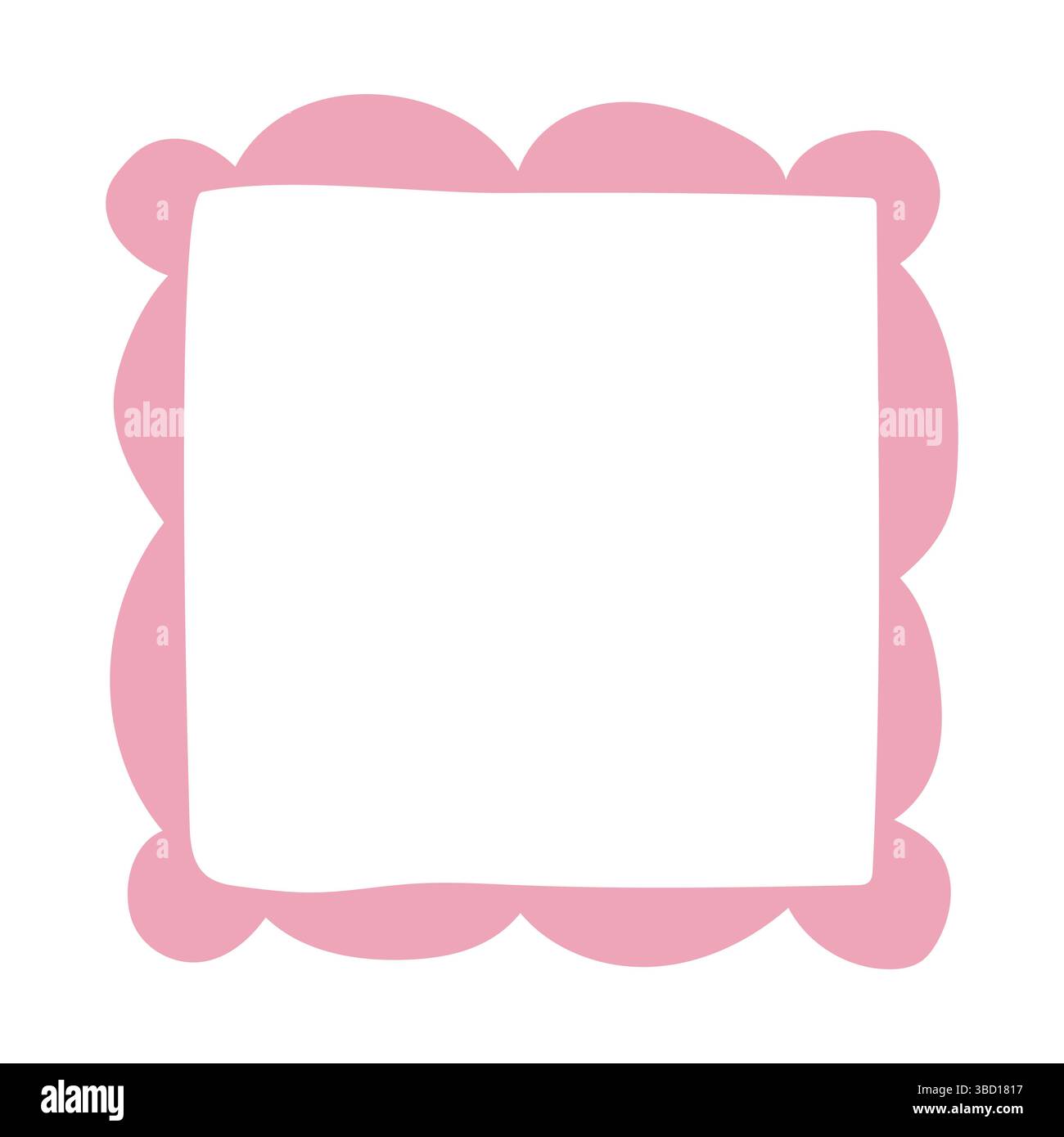 Doodle wave curve edge frame Stock Vector Image & Art - Alamy