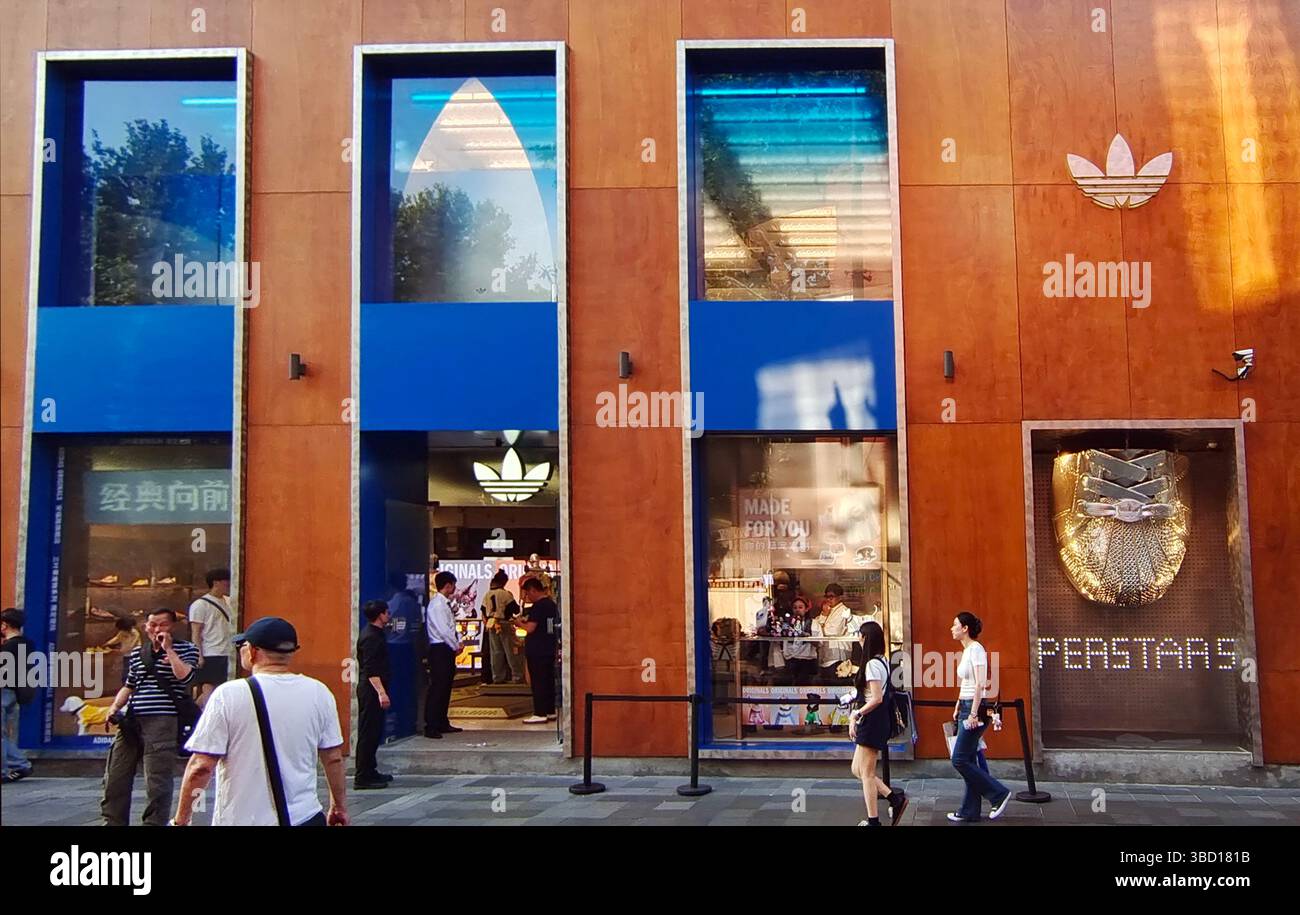 SHANGHAI, CHINA - MAY 21, 2025 - Customers are shopping at the newly ...