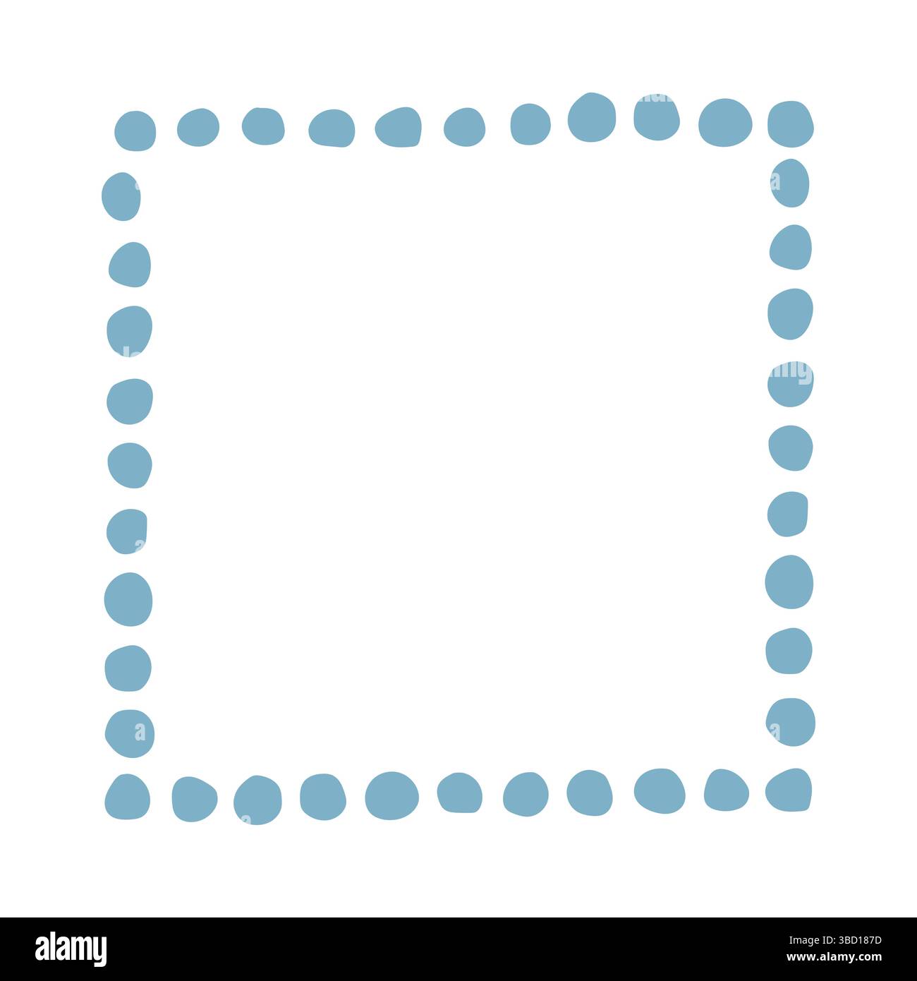 Doodle wave curve edge frame Stock Vector Image & Art - Alamy