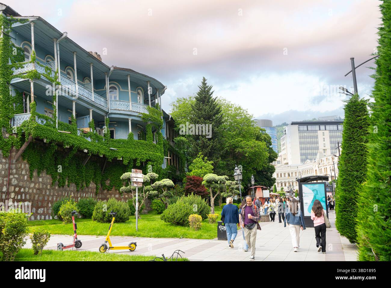 Tbilisi, Georgia. May 17, 2025, panoramic view of the houses in Tbilisi ...